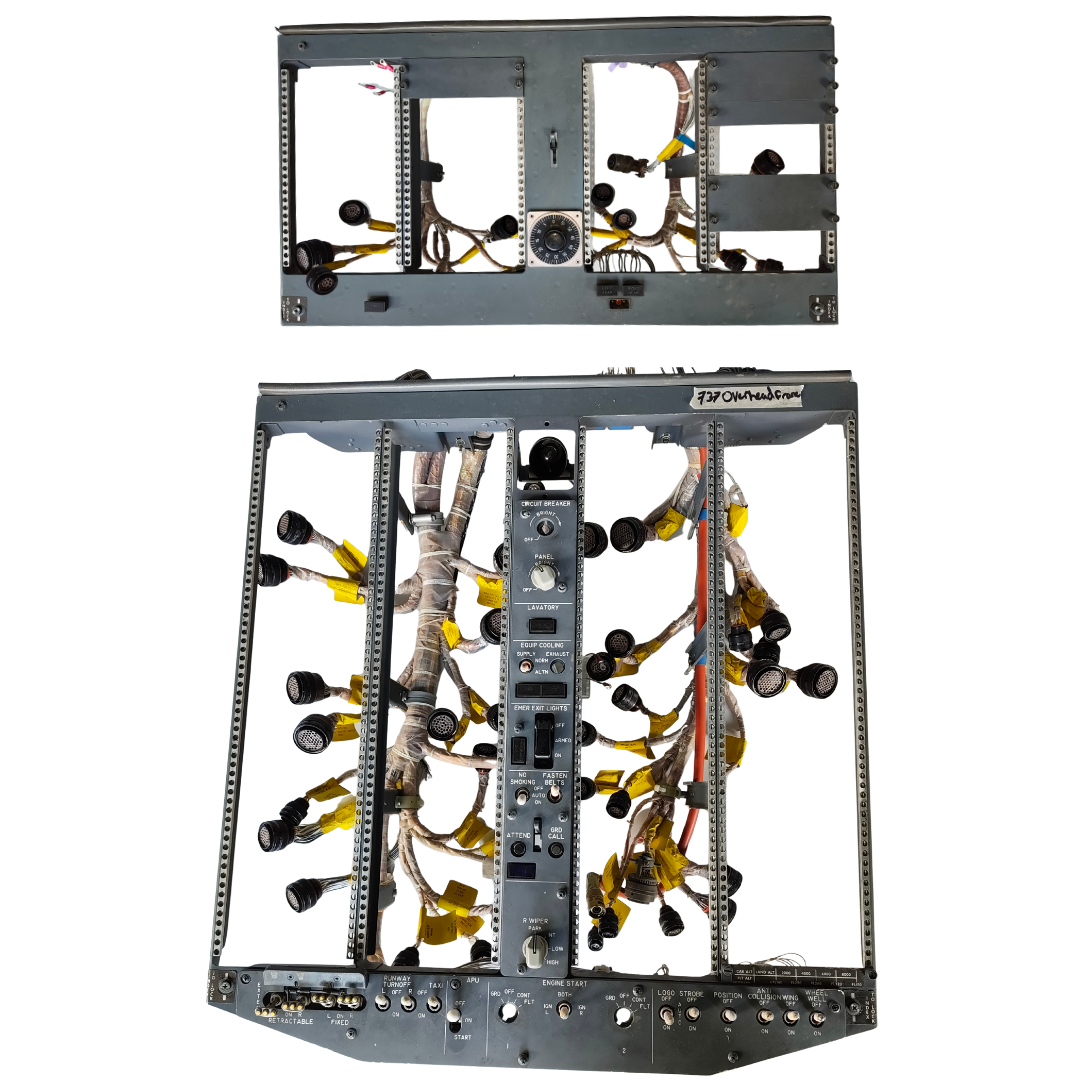 Boeing 737 Flight Deck Overhead Frame – Authentic Cockpit Section ...